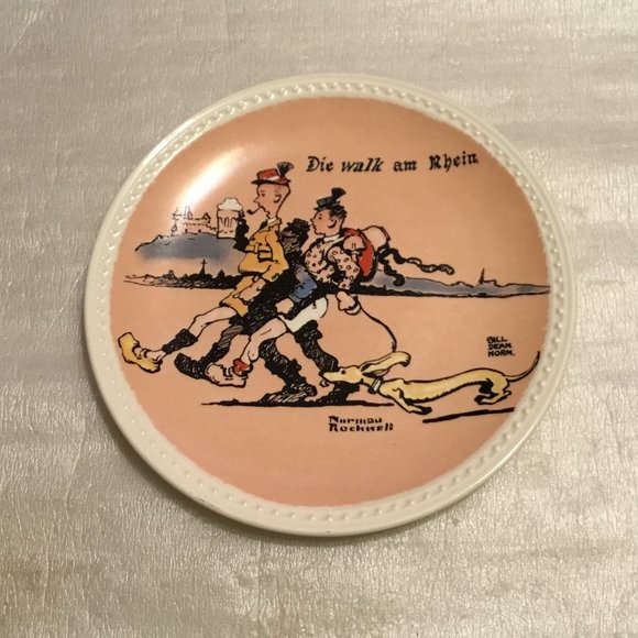 Norman Rockwell | Art | Vintage Norman Rockwell Die Walk Am Rhein ...